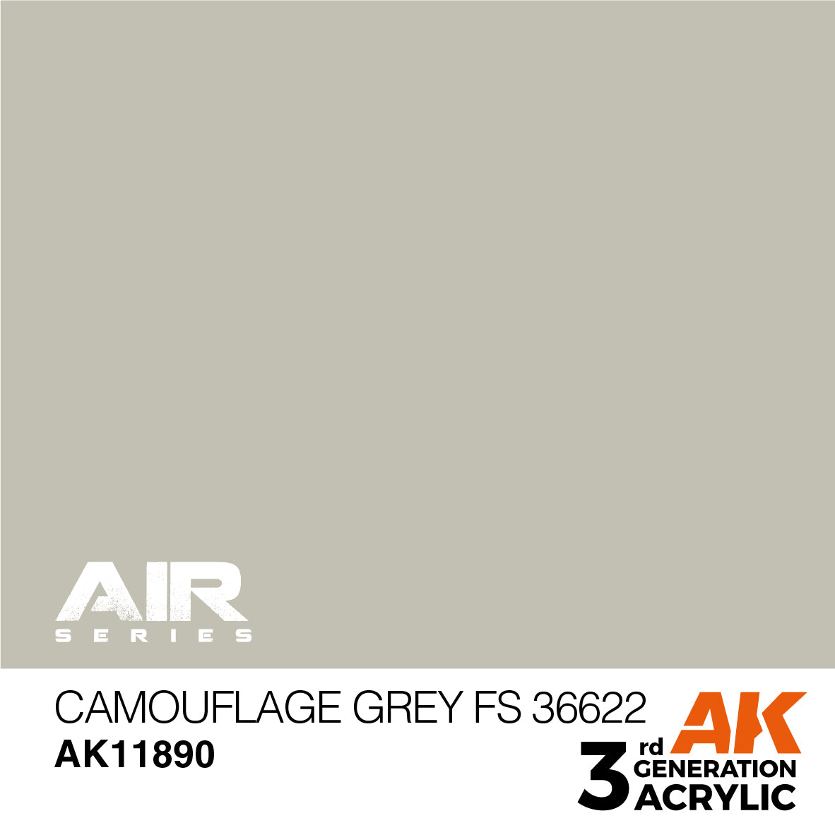AK Interactive 3rd Gen Acrylic Camouflage Grey FS 36622 AK11890 ...