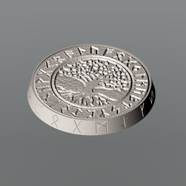 BA0012: 32mm Runic Tree of Life 1 – Moonhopper Games