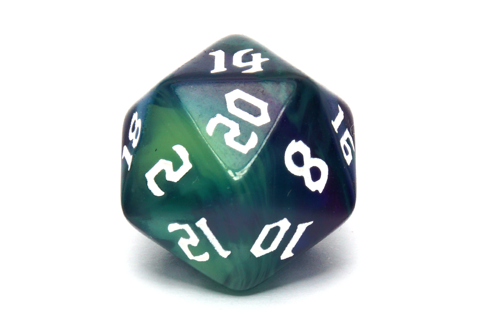 Dark Magic Dice - Warlock Green – Moonhopper Games