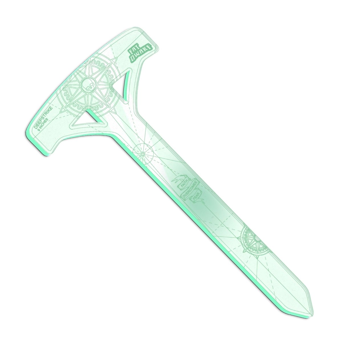 Deepstrike Range Ruler (Glass Style) – Moonhopper Games