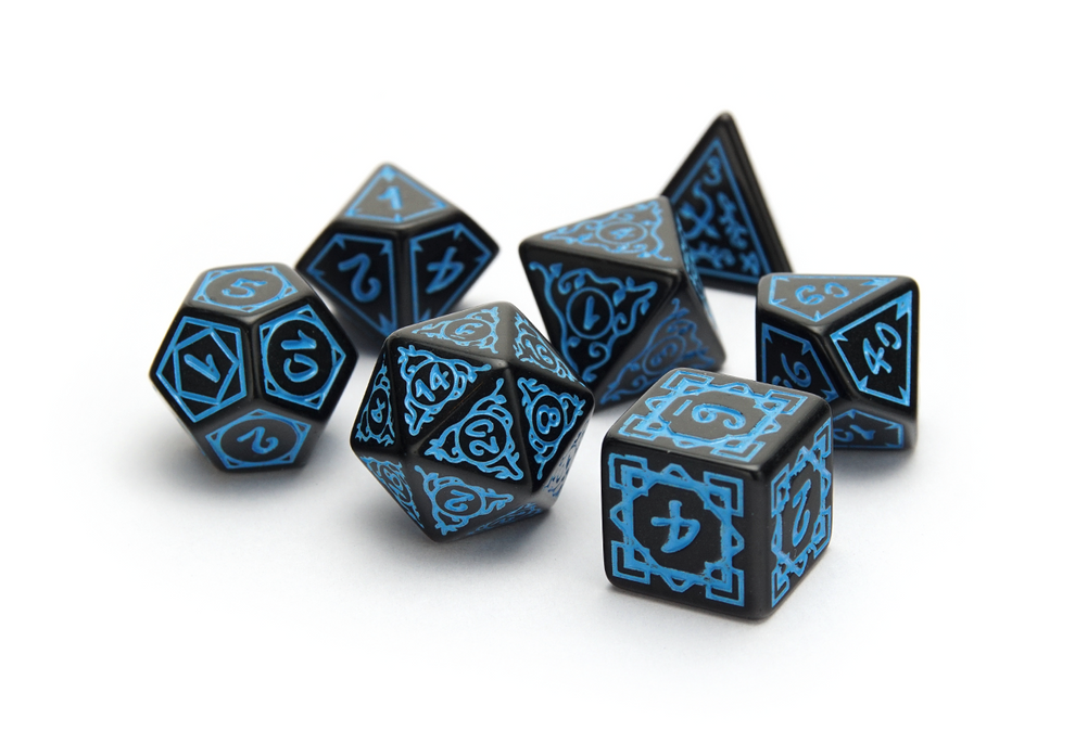 Druid's Circle Dice | Blue – Moonhopper Games