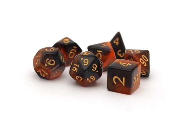 Elemental Dice | Black & Gold – Moonhopper Games